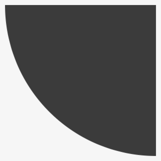 Quarter Vector Black And White - Arc Shape Transparent , Free ...