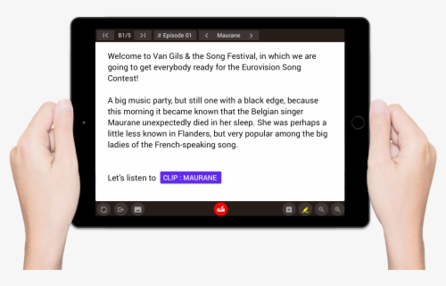 Presenter Tablet In Sync With Your Script - Tablet Computer , Free ...