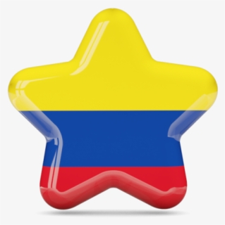 Colombia Flag Star - Flag Of Kosovo , Free Transparent Clipart - ClipartKey
