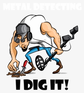 Cartoons With Metal Detector , Free Transparent Clipart - ClipartKey