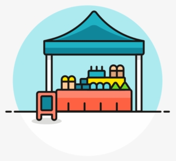 Farmer Market Tent Icon , Free Transparent Clipart - ClipartKey