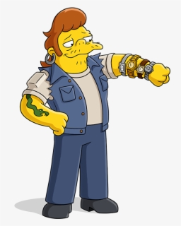 Snake - Simpsons Snake Jailbird Family , Free Transparent Clipart ...