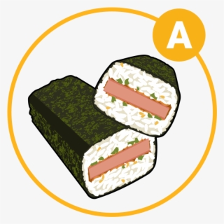 Transparent Spam Musubi Clipart - California Roll , Free Transparent ...