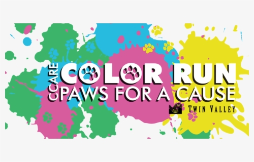 Color Run 2015 Logo With Twin Valley Clipart , Png - Color Run , Free ...