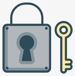 Locked With Icon Noto - Lock With Key Emoji , Free Transparent Clipart ...