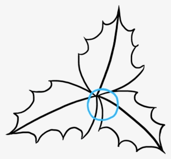 How To Draw Mistletoe, Christmas, Holidays, Easy Step - Mistletoe ...
