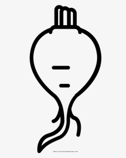 Turnip Coloring Page , Free Transparent Clipart - ClipartKey