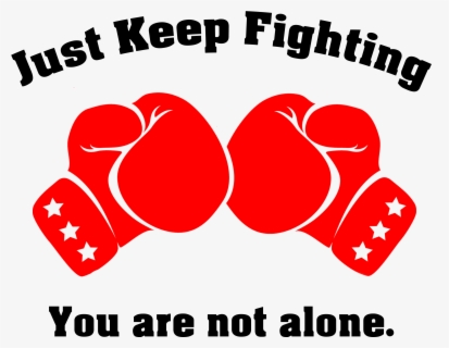 Just Keep Fighting - Boxing , Free Transparent Clipart - ClipartKey