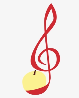 Treble Clef Apple Clip Arts - Treble Clef , Free Transparent Clipart ...