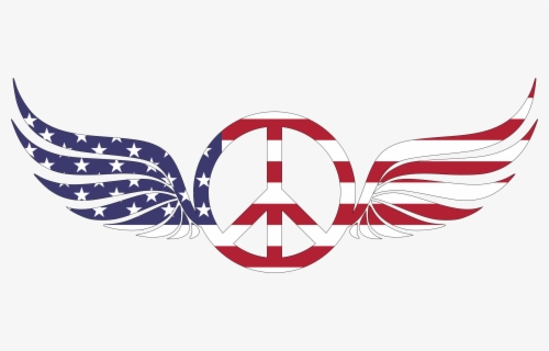 Peace Sign With Wings , Free Transparent Clipart - ClipartKey