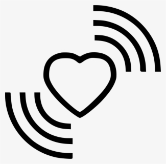 Transparent Black Wave Png - Heart Love Signal , Free Transparent ...