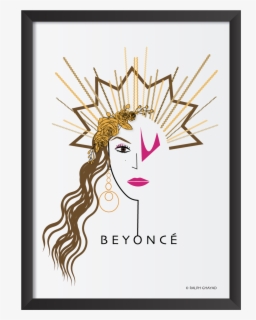 Beyonce Pop Art - Illustration , Free Transparent Clipart - ClipartKey