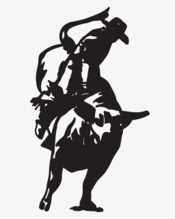 Clip Art Bull Riders Tattoos - Silhouette , Free Transparent Clipart ...