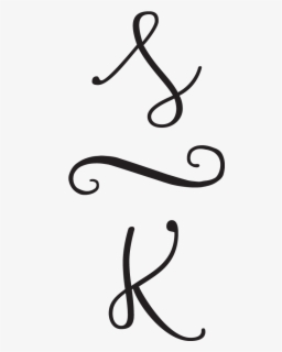 Dsl Monogram - Calligraphy , Free Transparent Clipart - ClipartKey