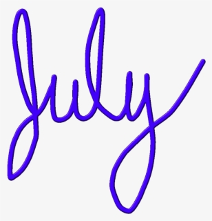 #july #cursive #month #seventhmonth #seventh #indigo - Calligraphy ...