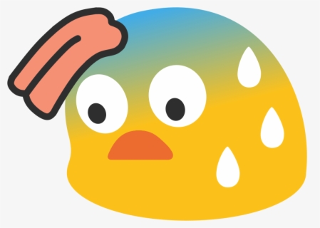 Sweat Emoji Png - Sweating Emoji No Background , Free Transparent Clipart - ClipartKey