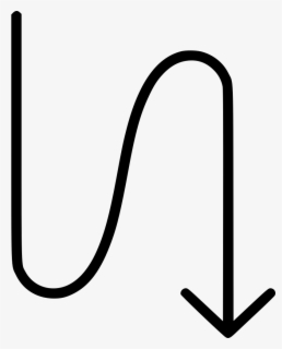 Arrow Process Flow Downward Down Direction Comments , Free Transparent ...