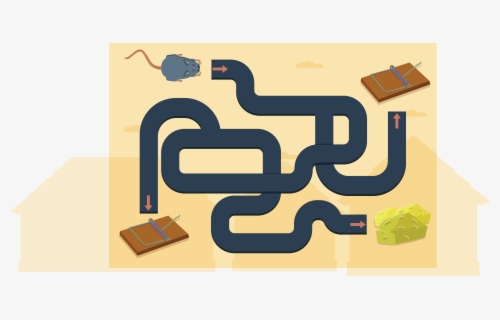 Maze Clipart Mouse - The Mouse Labyrinth , Free Transparent Clipart ...