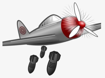 Img - Airplane Dropping Bomb Drawing , Free Transparent Clipart ...