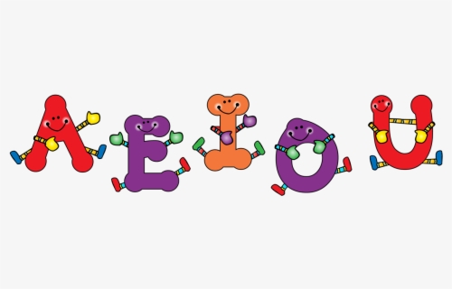 Vowels Clipart - Calligraphy , Free Transparent Clipart - ClipartKey