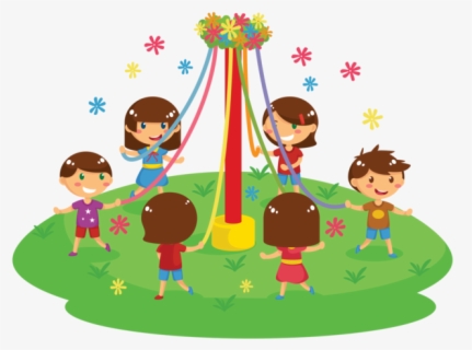 Maypole Free Vector Illustration - Maypole Dancing Maypole Clipart ...