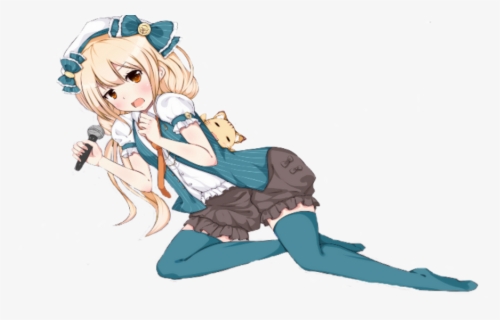 Anime Singer Render By Watashiwamai - Anime Girl Singer Png , Free ...