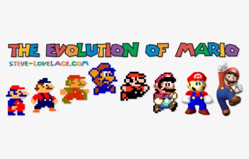 Transparent Evolution Of Man Png - Super Mario Evolution Png , Free ...