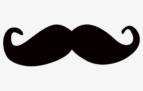 French Mustache Clipart - Transparent Background Mustache Png , Free ...