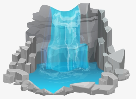 Waterfall Png Clip Art Image - Waterfall No Background Clipart , Free ...