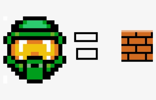 Halo Master Chief Pixel Art Clipart , Png Download - Master Chief Pixel ...