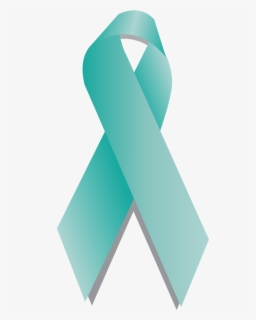 Transparent Teal Ribbon Png - Transparent Background Teal Ribbon , Free ...