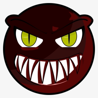 Angry Smile - Monster Face Clip Art , Free Transparent Clipart - ClipartKey
