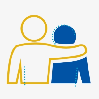 Silhouette Of People Hugging , Free Transparent Clipart - ClipartKey