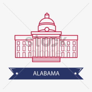 Alabama Clipart Drawing - Oregon State Capitol Building Outline , Free ...