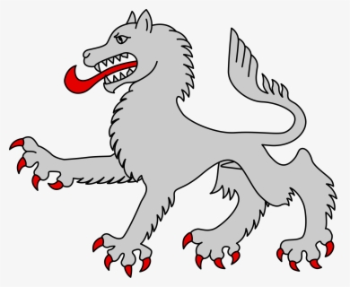 Transparent Wolf Clipart Free - Wolf Coat Of Arms Png , Free ...