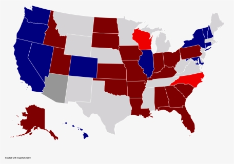 2022 Us Senate Map - 1962 Election , Free Transparent Clipart - ClipartKey