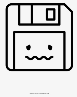 Transparent Floppy Disk Png - Disk Coloring Page , Free Transparent ...