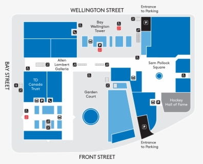 Royal Bank Plaza Map , Free Transparent Clipart - ClipartKey