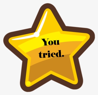 You Tried Star Png , Free Transparent Clipart - ClipartKey
