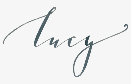 Lucy Wines - Calligraphy - Lucy Calligraphy , Free Transparent Clipart ...