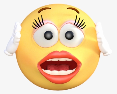 Surprised Emoji Transparent Background , Free Transparent Clipart ...