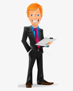Transparent Confident Person Clipart - Cartoon Man Transparent ...
