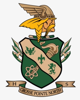 Grosse Pointe North Norsemen Logo , Free Transparent Clipart - ClipartKey