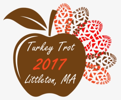 Turkey Trot Logo For Shirt - Illustration , Free Transparent Clipart ...