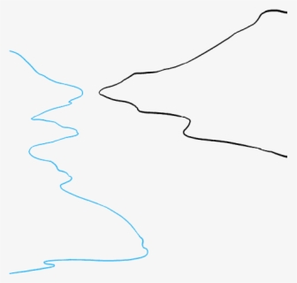 How To Draw River - Sketch , Free Transparent Clipart - ClipartKey