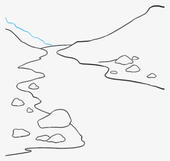How To Draw River - Sketch , Free Transparent Clipart - ClipartKey