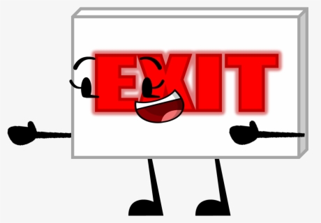 Free Exit Sign Clip Art with No Background - ClipartKey