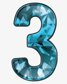 Number Three Clipart - 3 Clipart Transparent Background , Free ...