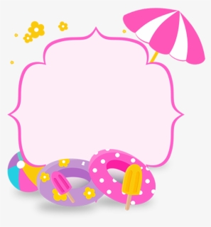 Clip Art Convites Pool Party - Frame Pool Party Png , Free Transparent ...