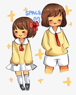 Pale 1 Undertale Clothing Child Yellow Facial Expression - Frisk Is A ...